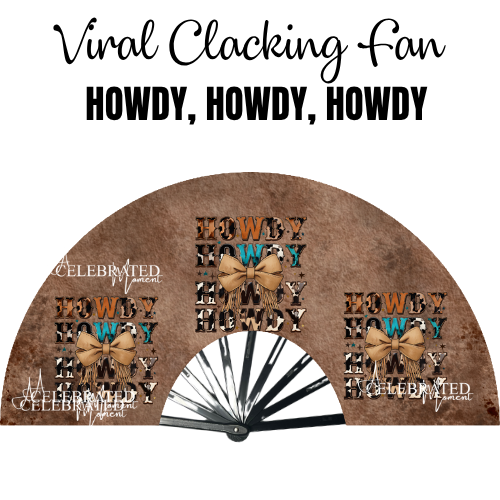 Custom "Clacking" Fan Collection – A Celebrated Moment